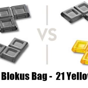 BLOKUS Game Replacement Parts ~ 21 YELLOW PIECES