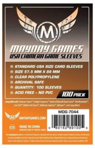 usa chimera game sleeves 57.5 x 89 mm (100 pack)