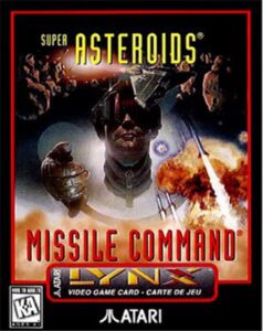 super asteroids and missle command (atari lynx)