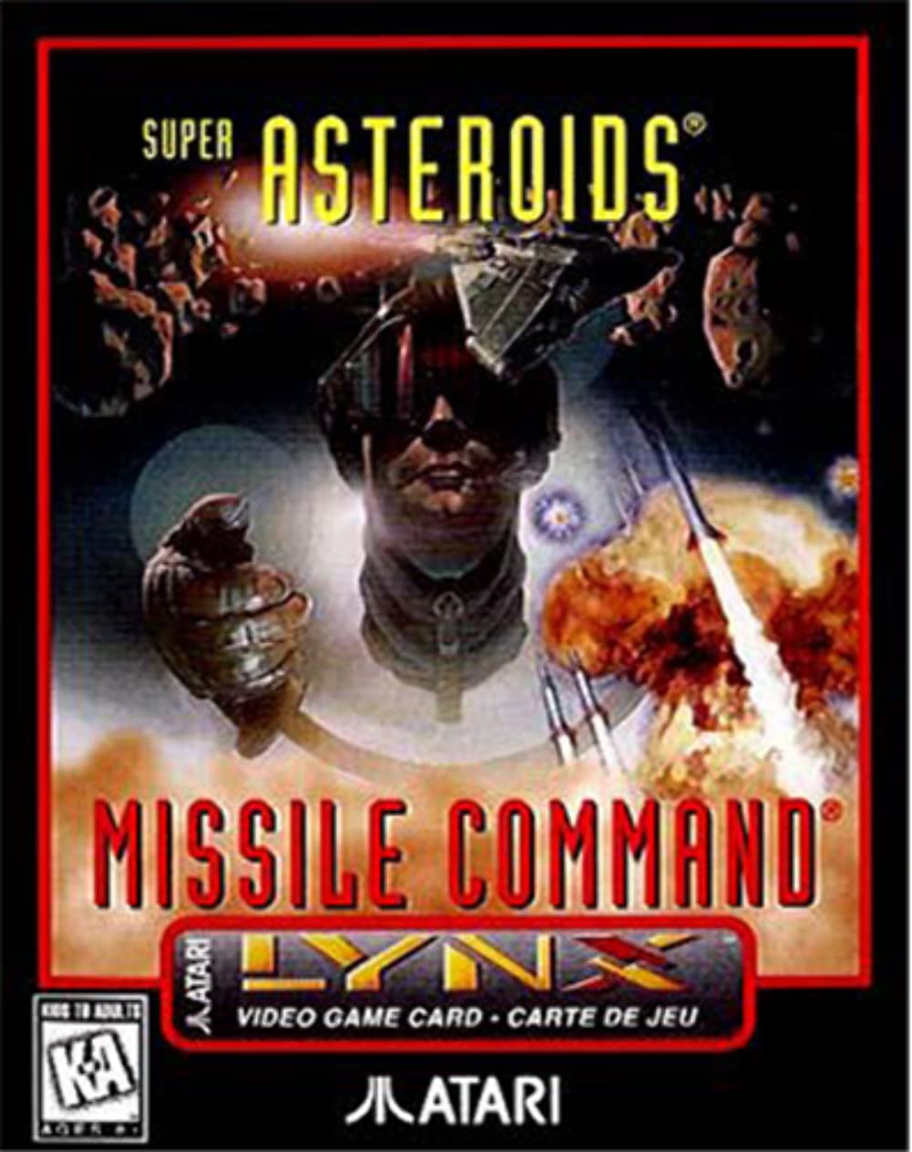 Super Asteroids and Missle Command (Atari Lynx)