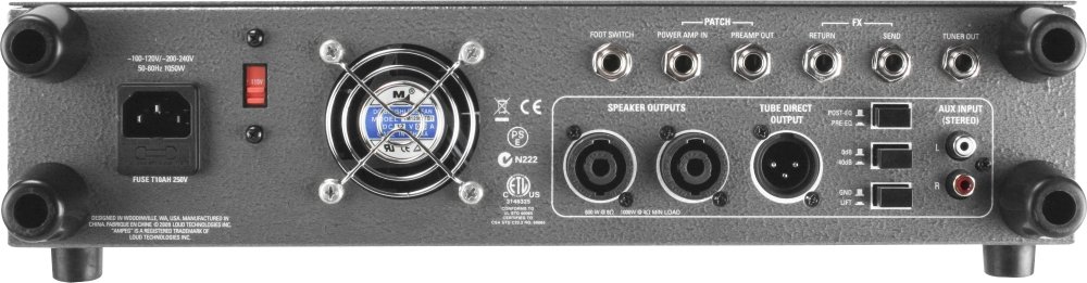 Ampeg Pro Series SVT7PRO 1000 Watt Tube/Solid State Hybrid Class D Bass Amplifier Head