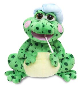 fever frog 12" tall animated singing plush with light up cheeks, movement & song hospital gift