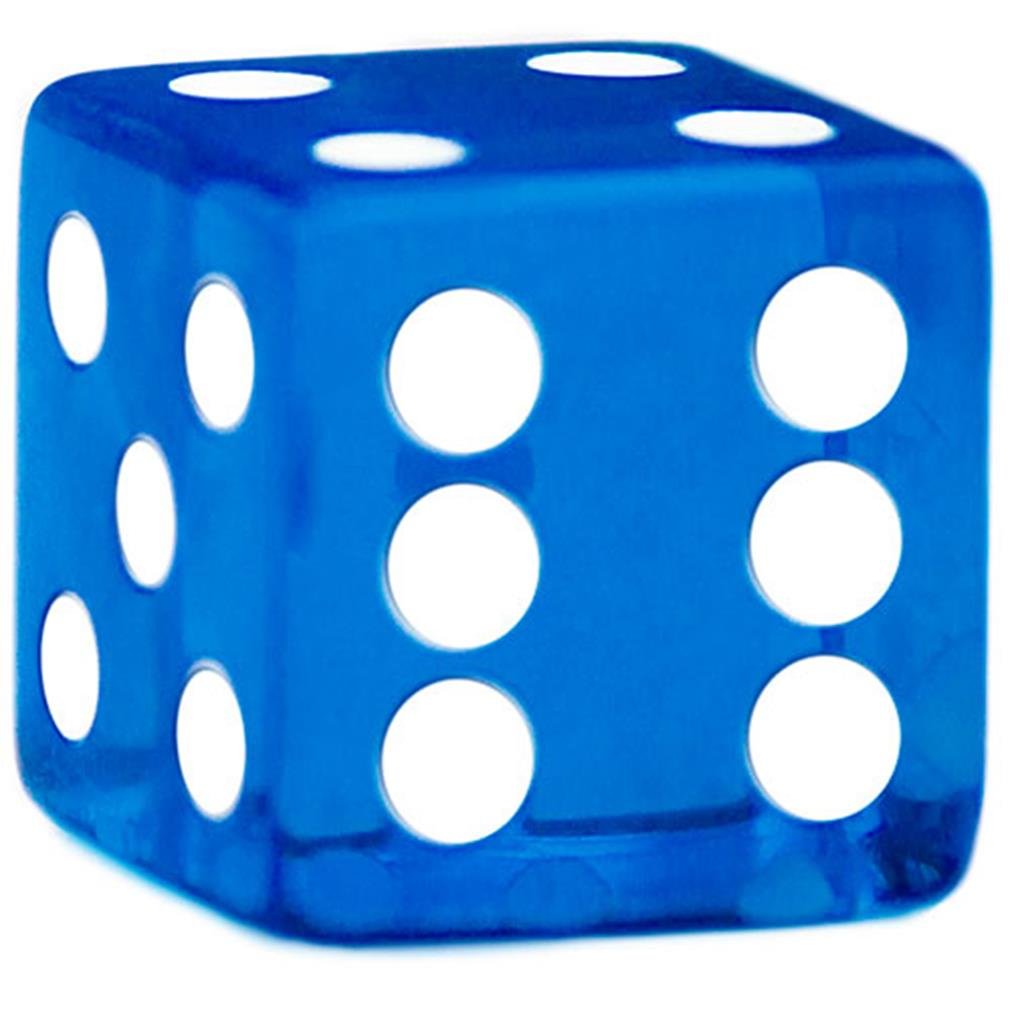 Brybelly 100 Count 19mm Dice (Blue)