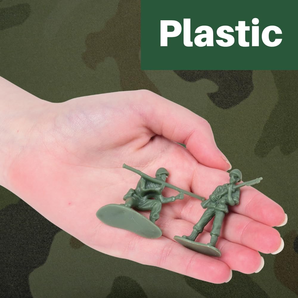 U. S. Toy Green Army Men Toy Soldiers Set, Classic Military Action Figures for Kids, Imaginative Play, Party Favors, and Collectibles – 36 Piece, Toddler Toys for 3 Years & Up