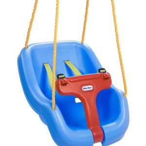 Little Tikes 2-in-1 Snug 'n Secure Swing Blue, 16.30 L x 16.00 W x 17.00 H Inches