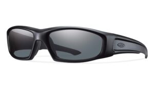 smith optics hudson tactical sunglass with black frame (gray lens)