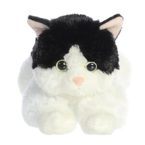 aurora® adorable flopsie™ oreo™ stuffed animal - playful ease - timeless companions - black 12 inches