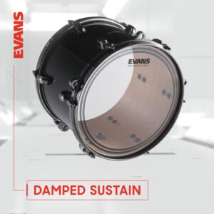 Evans Drum Heads - EC2S Clear Rock Tompack (10 inch, 12 inch, 16 inch)