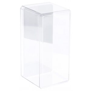 Pioneer Plastics 084CD Clear Plastic Display Case for 1:32 Scale Cars (Mirrored), 8" W x 3.75" D x 3.5" H (Mailer Box)