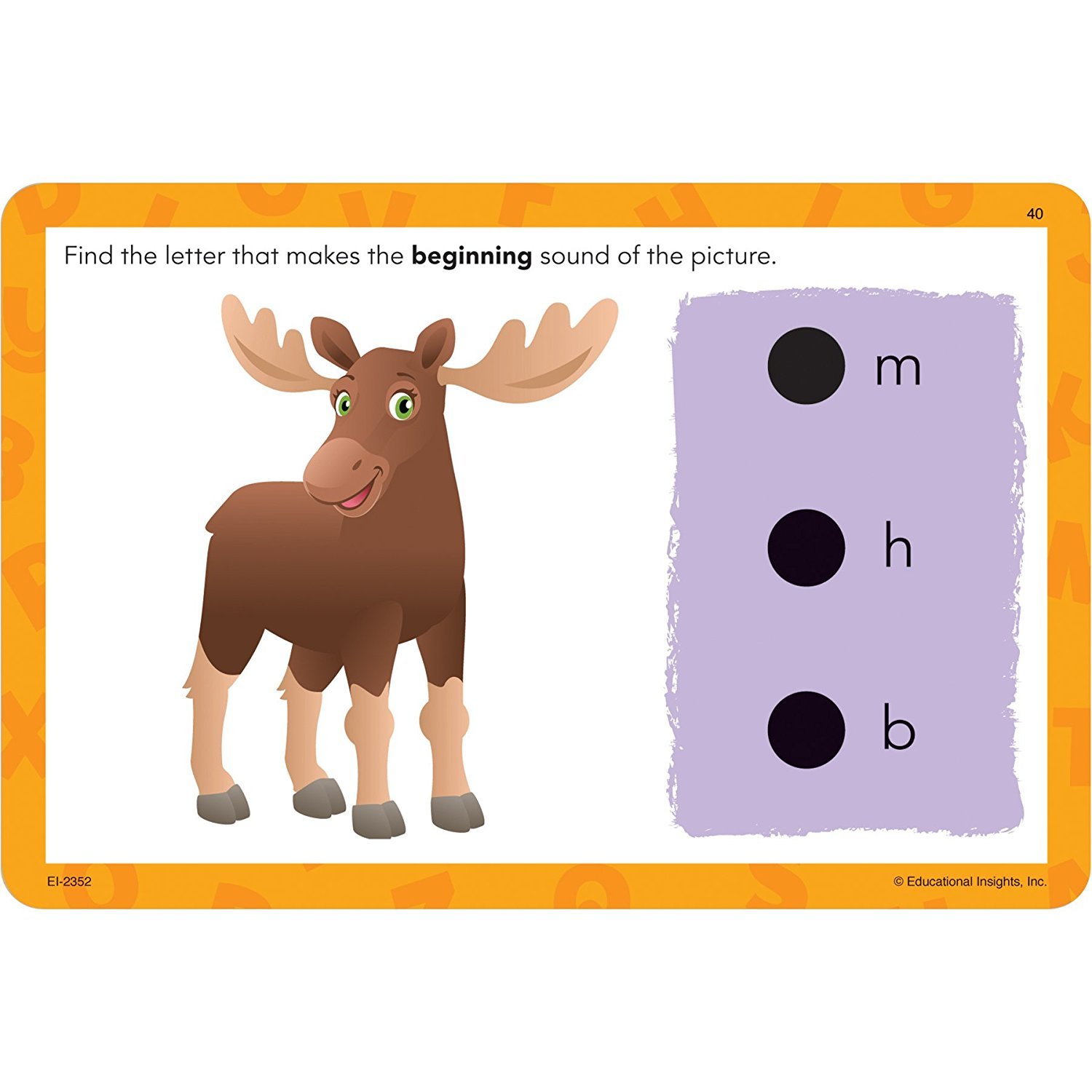 Educational Insights Hot Dots Jr. Beginning Phonics Card Set