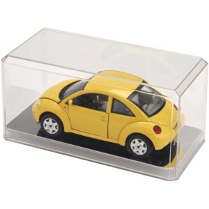 Pioneer Plastics 084CD Clear Plastic Display Case for 1:32 Scale Cars (Mirrored), 8" W x 3.75" D x 3.5" H (Mailer Box)