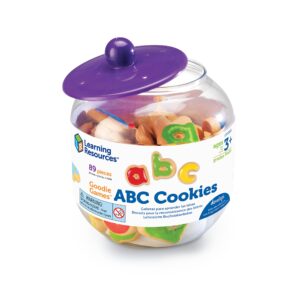 Learning Resources Goodie Games ABC Cookies - 4 Games in 1, Ages 3+ Toddler Learning Toys, ABC Games for Toddlers, Preschool Games, Alphabet Learning Games, Math for Preschoolers