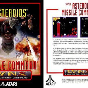 Super Asteroids and Missle Command (Atari Lynx)