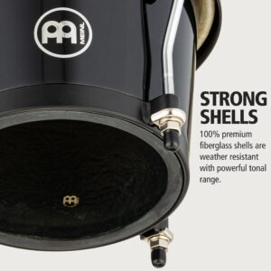 Meinl Percussion HFB100BK Headliner Series Fiberglass Bongos, Black