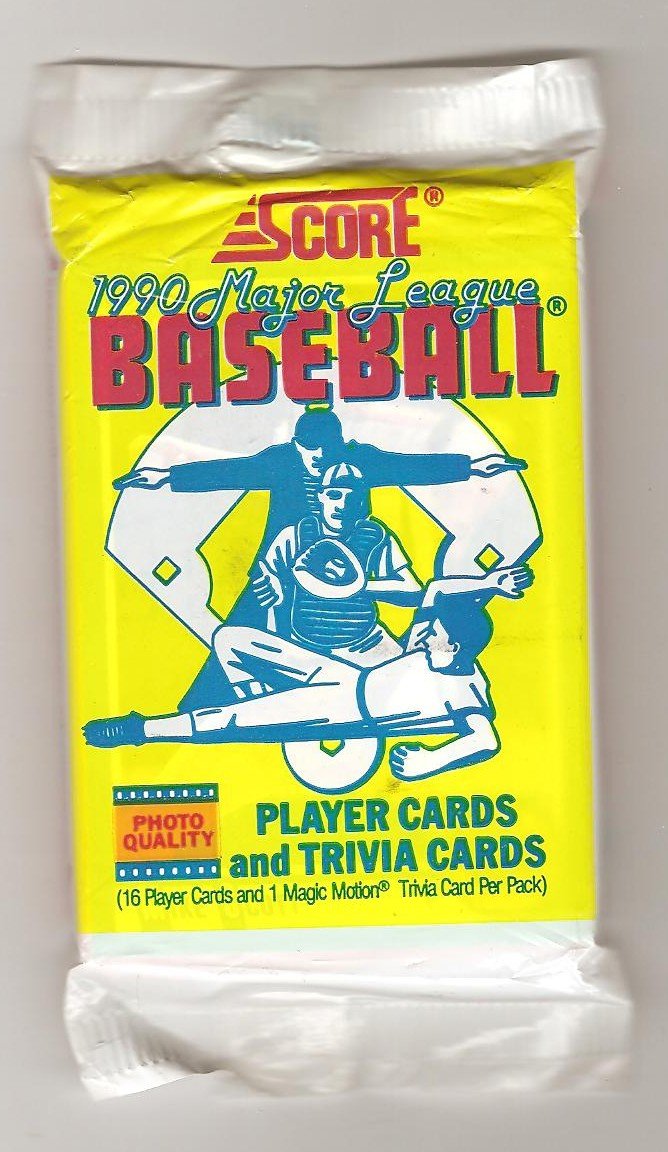 1990 Score Baseball Card Pack - Frank Thomas Rookie Card