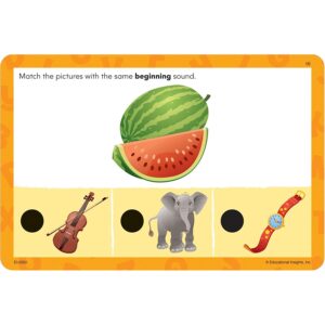 Educational Insights Hot Dots Jr. Beginning Phonics Card Set