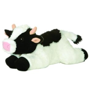 Aurora® Adorable Flopsie™ May Bell™ Stuffed Animal - Playful Ease - Timeless Companions - White 12 Inches