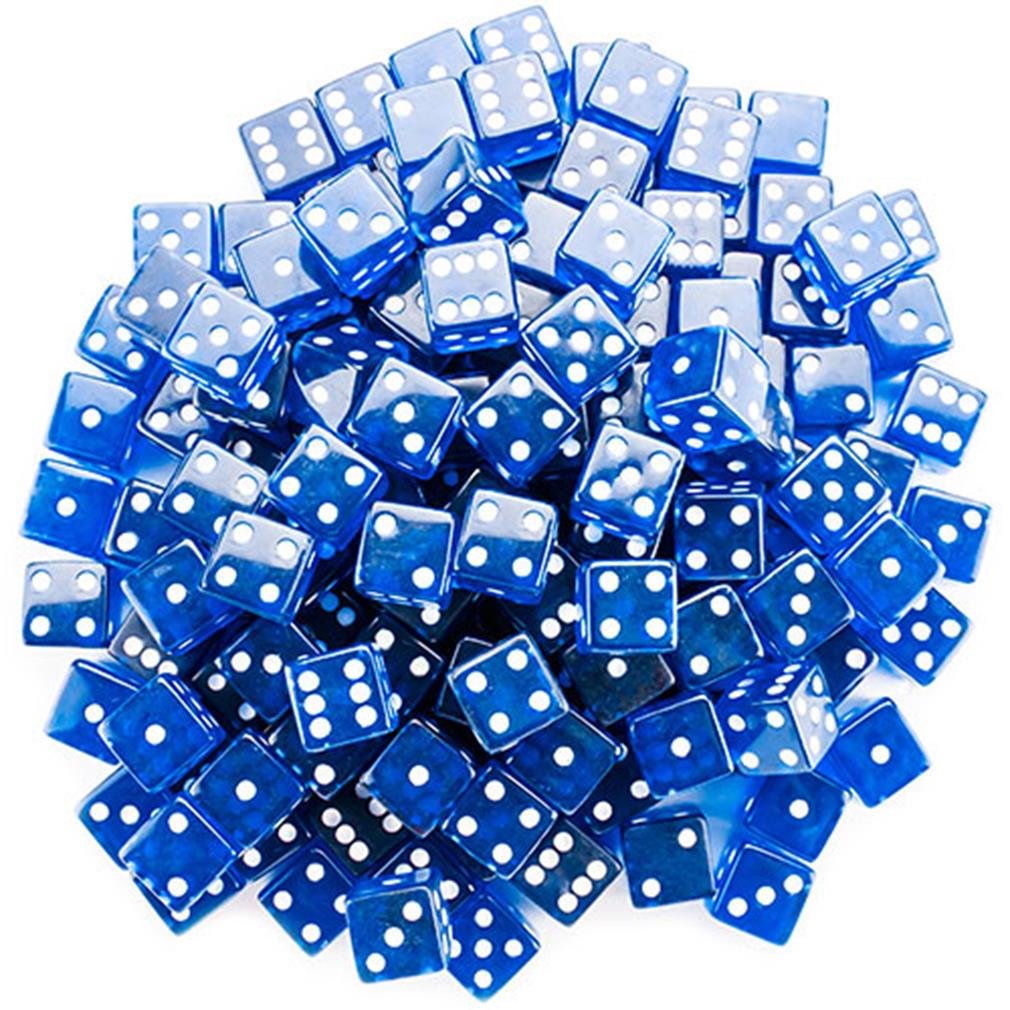 Brybelly 100 Count 19mm Dice (Blue)