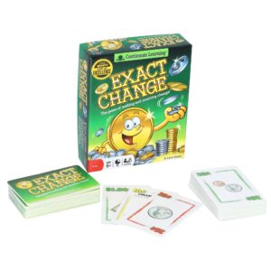 exact change card game - educational money counting game for kids