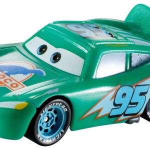 Disney Car Toys, Color Changers, Dinoco Lightning McQueen (Green to Blue) Vehicle