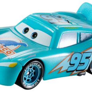 Disney Car Toys, Color Changers, Dinoco Lightning McQueen (Green to Blue) Vehicle