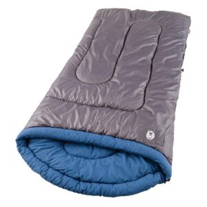 coleman white water adult sleeping bag, big & tall