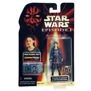 star wars, episode i: the phantom menace, padme naberrie action figure, 3.75 inches