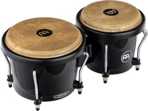 meinl percussion hfb100bk headliner series fiberglass bongos, black