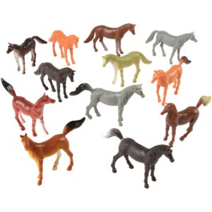 US Toy Mini Horses Action Figure (1 Dozen)