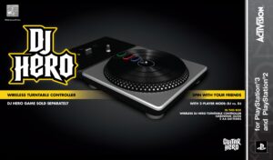 dj hero stand-alone turntable - playstation 2/playstation 3