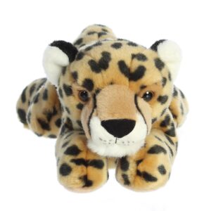 Aurora® Adorable Flopsie™ Cheetah Stuffed Animal - Playful Ease - Timeless Companions - Brown 12 Inches