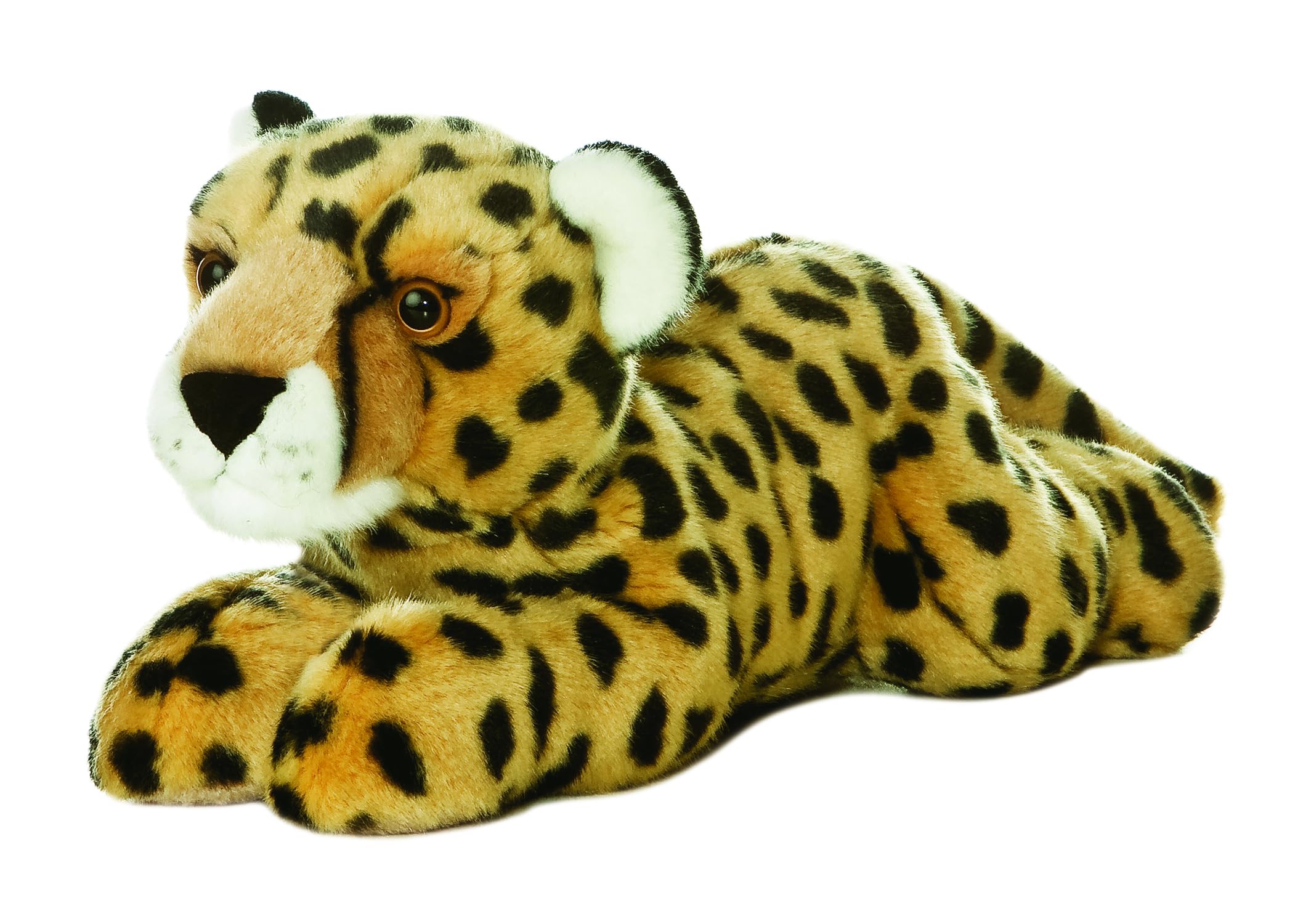 Aurora® Adorable Flopsie™ Cheetah Stuffed Animal - Playful Ease - Timeless Companions - Brown 12 Inches