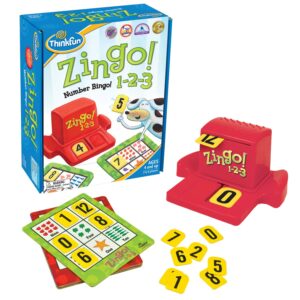 thinkfun zingo 1-2-3 number bingo game | perfect for kids aged 4 and up | award-winning toy of the year nominee | fun learning experience