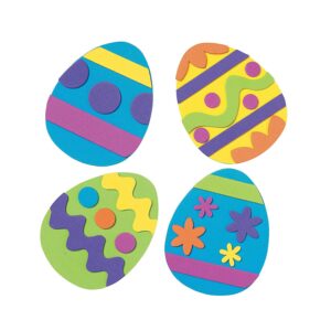 foam easter egg magnet craft kit - makes 12 - crafts for kids and fun home activities