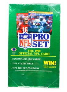 nfl 1990 pro set football cards