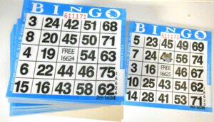 pushout bingo cards (500 ct)