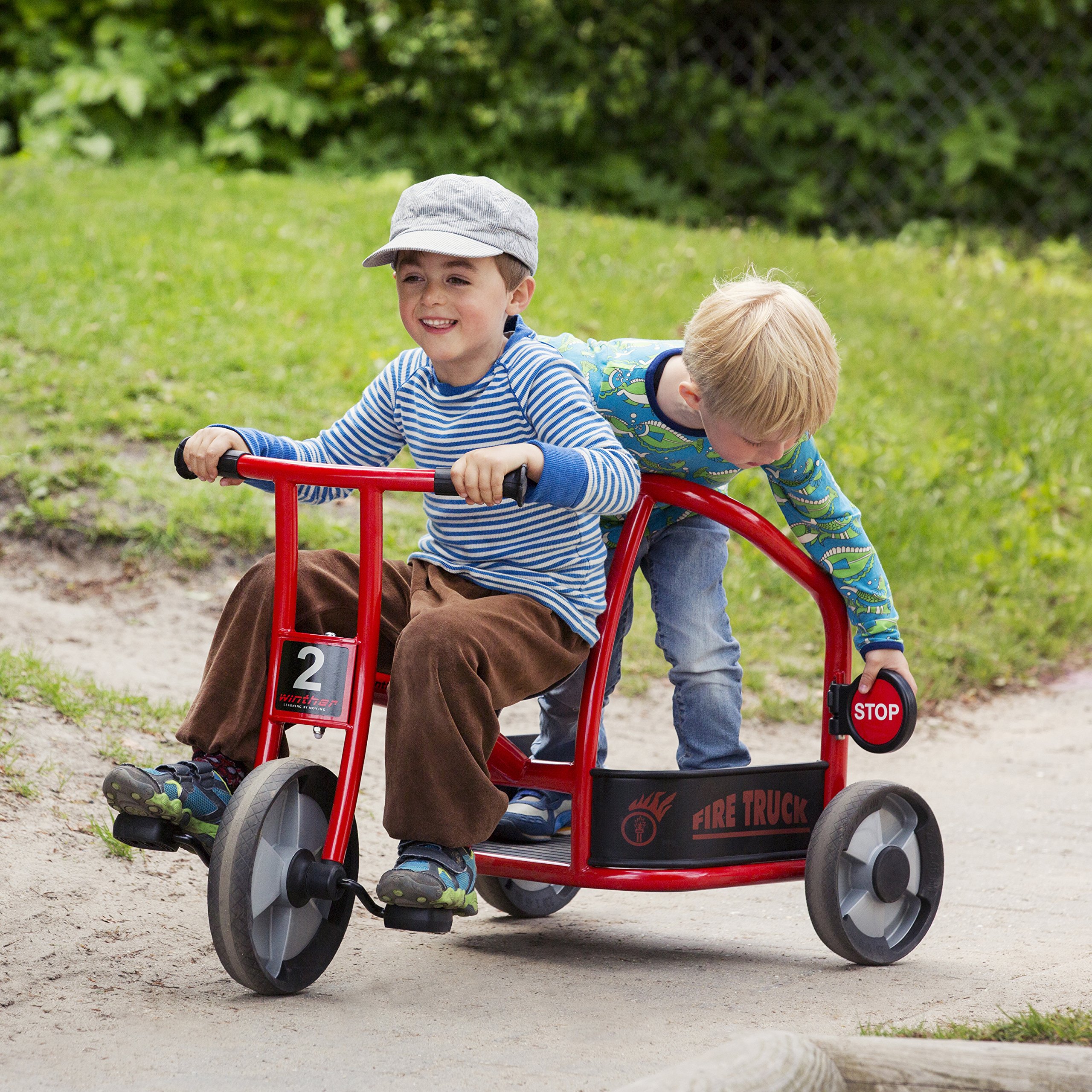 Winther Fire Truck Tricycle Kids Ride On