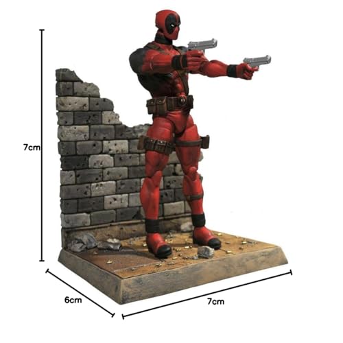 Diamond Select Toys Marvel Select: Deadpool Action Figure,Red,black,Standard