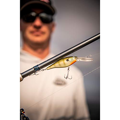 Berkley Flicker Shad Fishing Lure, Pearl White, 3/16 oz, 2in | 5cm Crankbaits, Size, Profile and Dive Depth Imitates Real Shad, Equipped with Fusion19 Hook