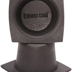 Design Engineering 050330 Boom Mat Speaker Baffles, 6.5" Round (Pack of 2), Black