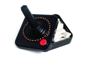 atari vintage controller can tin joystick gum