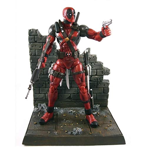 Diamond Select Toys Marvel Select: Deadpool Action Figure,Red,black,Standard