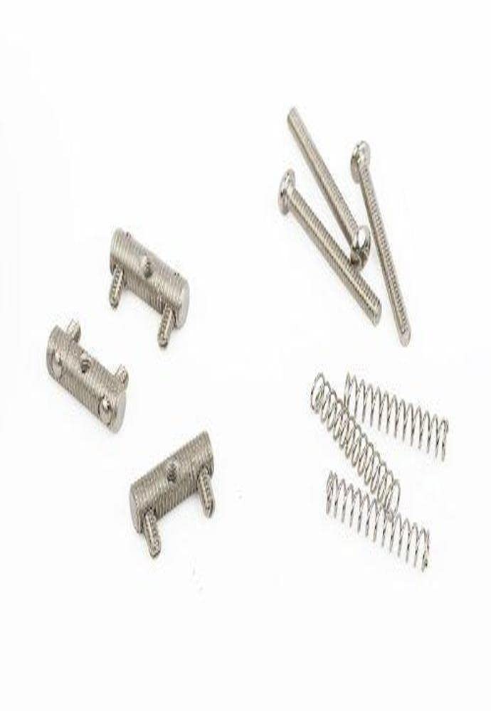 Fender American Vintage Telecaster Threaded Bridge Saddles, Nickel