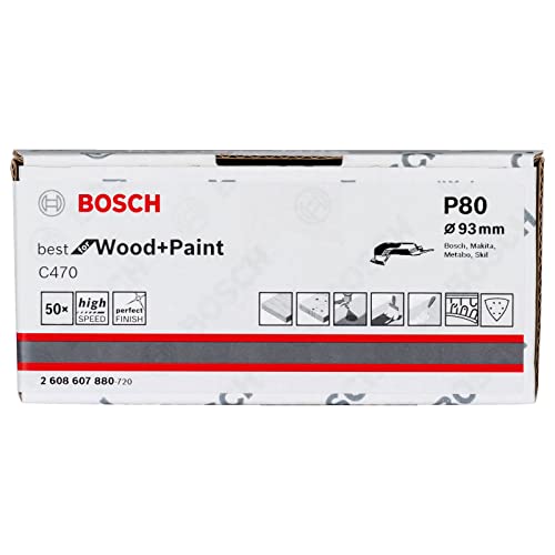 Bosch 2608607880 93 mm Sanding Sheets for Delta Sanders