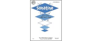 willis music sonatine mid intermediate piano solo by william gillock