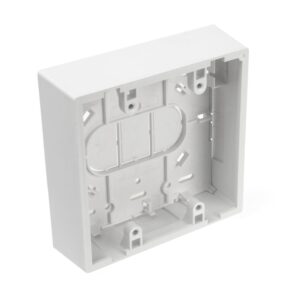 leviton 42777-2wb surface mount backbox, dual gang, white, 1.45 inches