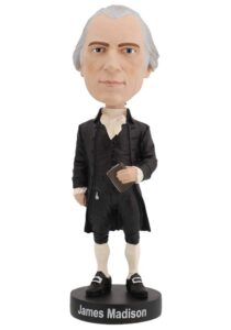 royal bobbles james madison collectible bobblehead statue