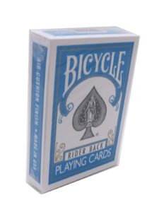 murphy's magic bicycle poker size turquoise back playing cards, 1 joker included