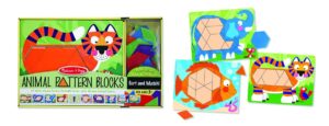 melissa & doug animal pattern blocks