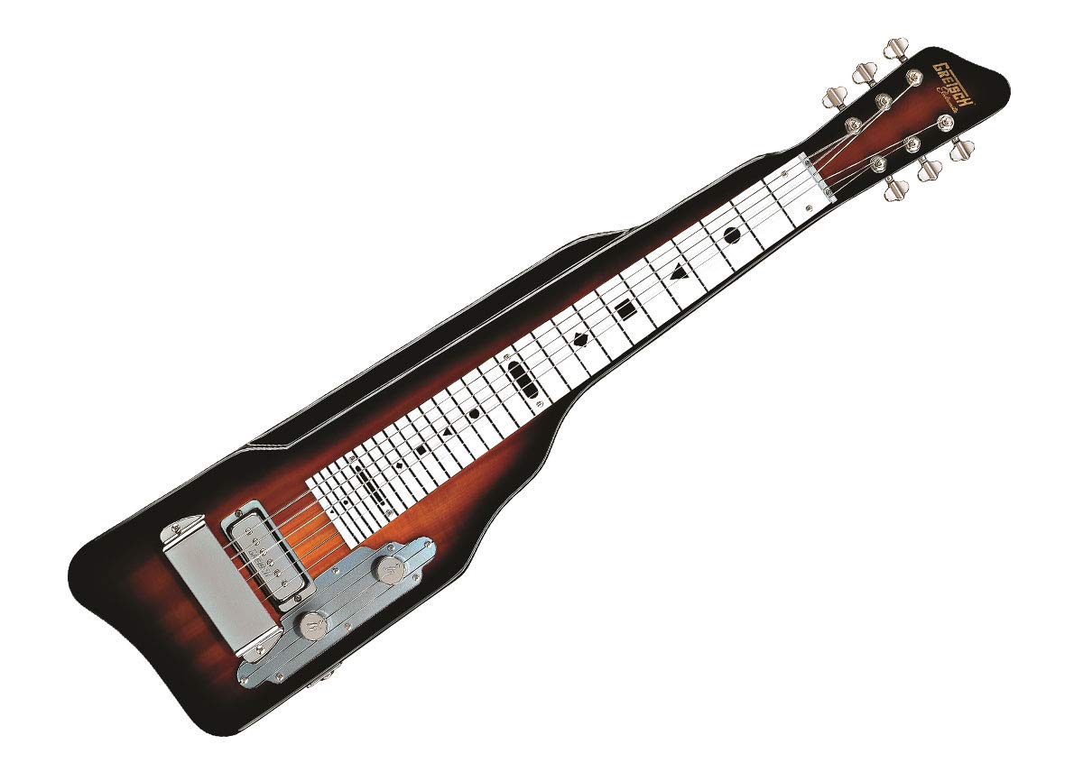 Gretsch G5700 Electromatic Lap Steel with White Plastic Fretboard - Tobacco